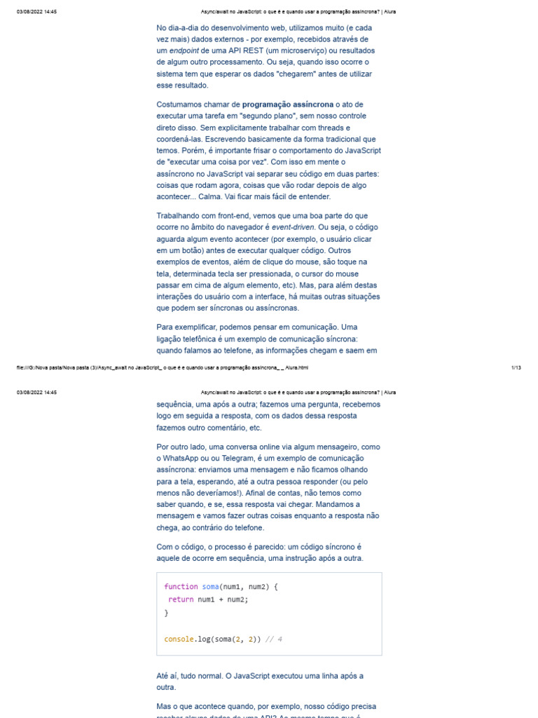 Async - Await No JavaScript - o Que É e Quando Usar A Programação ...