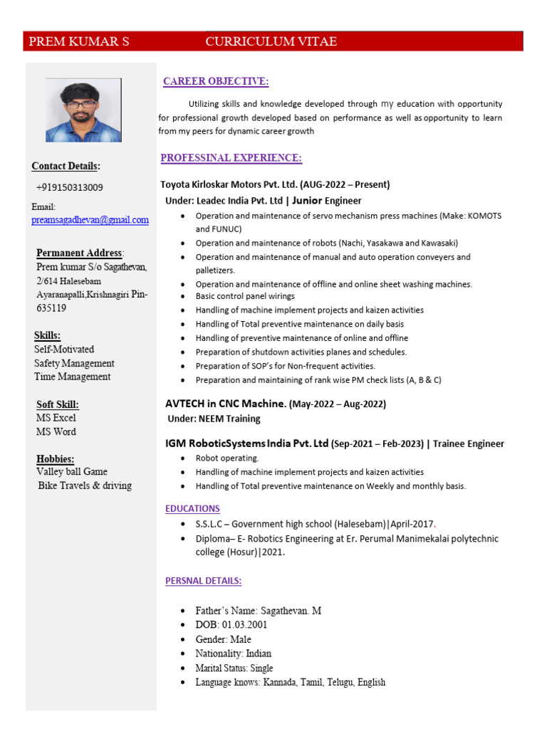 Naukri - Prem Resume New-1 | PDF
