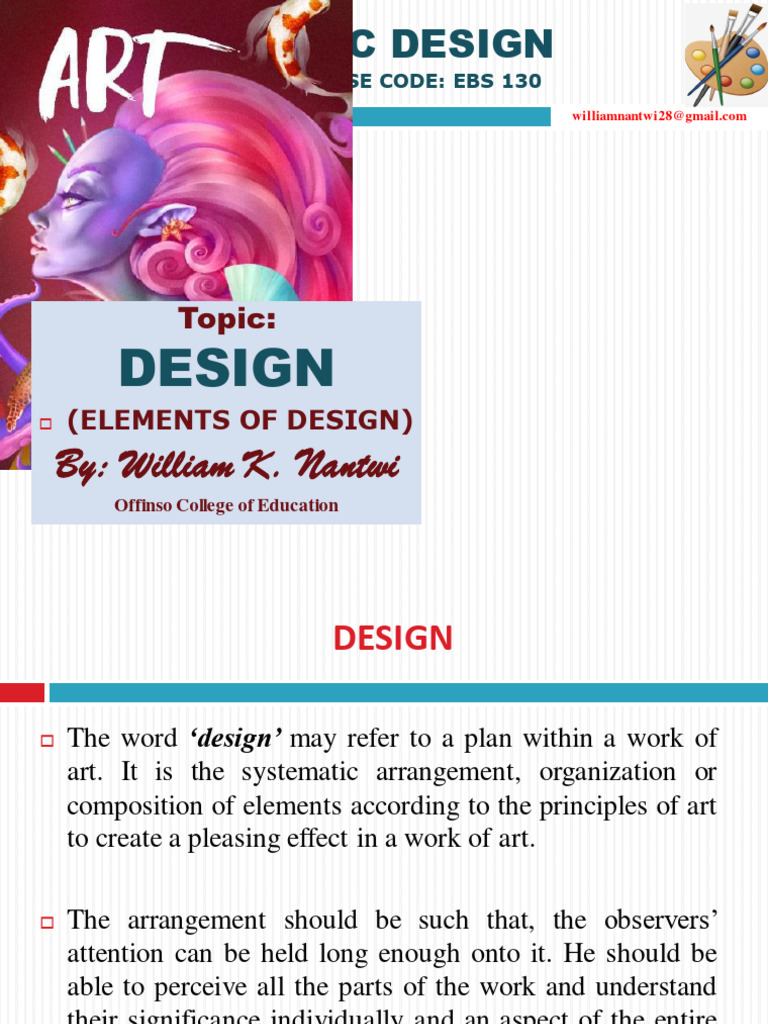 Elements of Design-1 | PDF | Shape | Color