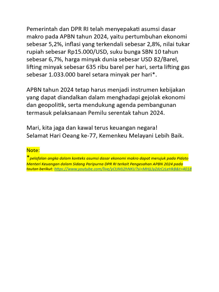 Narasi Lomba Voice Over HORI 77 | PDF