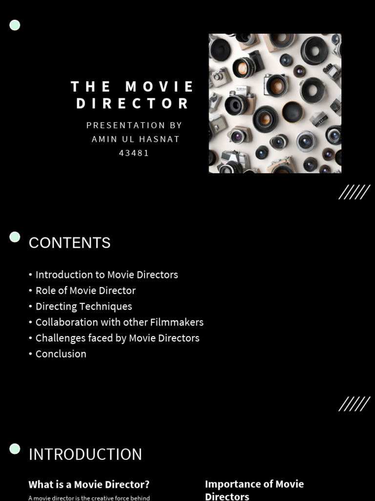 The Movie Director | PDF | Film Director | Filmmaking