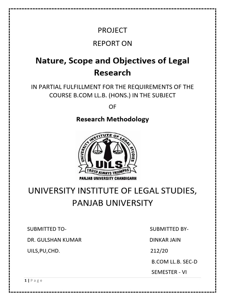 RM Project | PDF | Methodology | Case Law