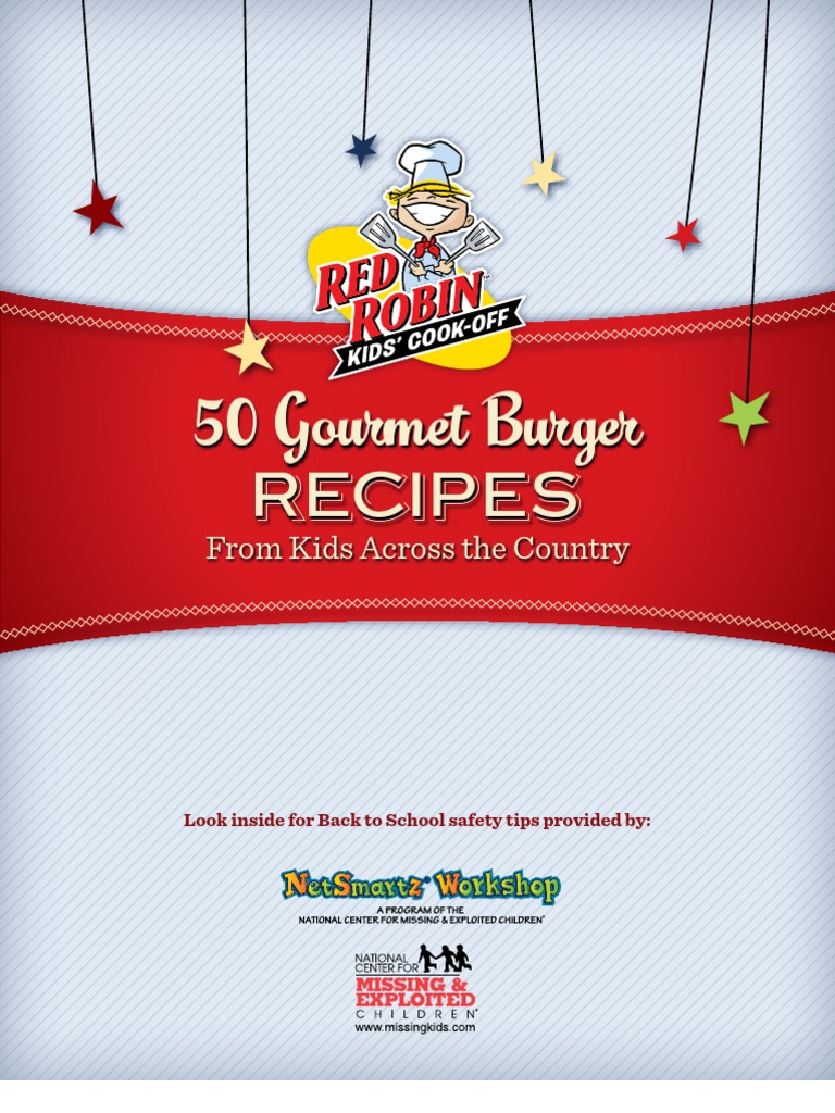 2011 Red Robin Cookbook | PDF | Hamburgers | Bacon