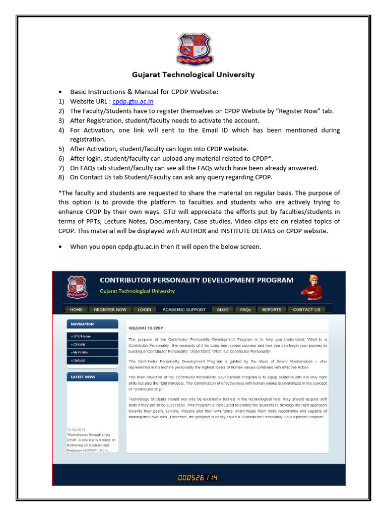Cpdp Web Manual | PDF