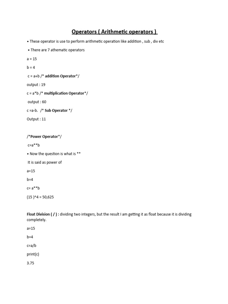 Python Notes | PDF Python Notes | PDF