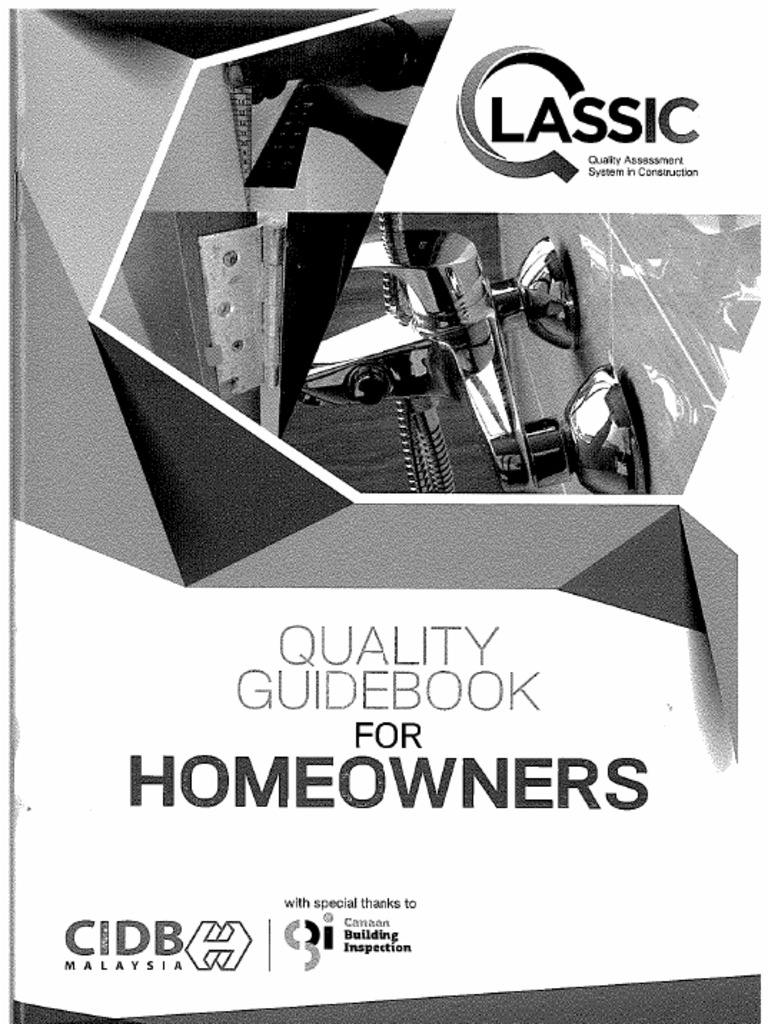 Quality Guidebook For Homeowners | PDF