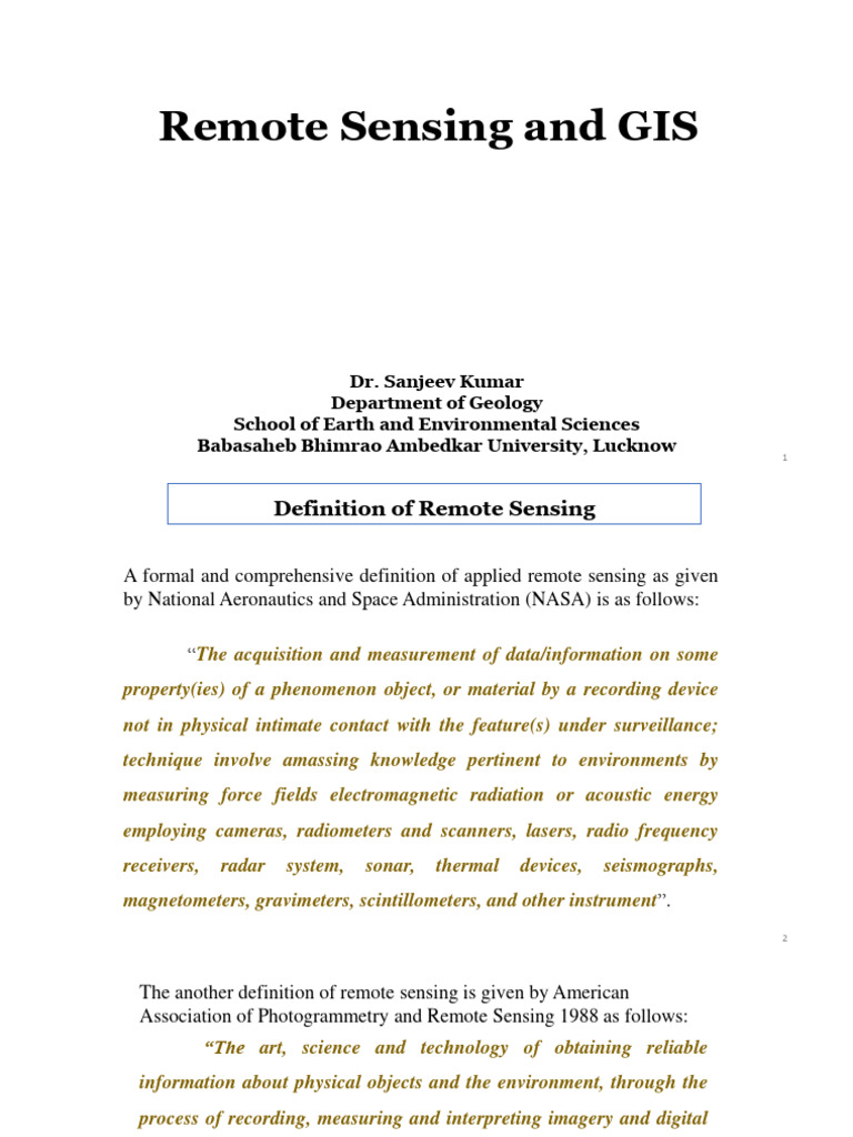 Remote Sensing | PDF | Remote Sensing | Infrared