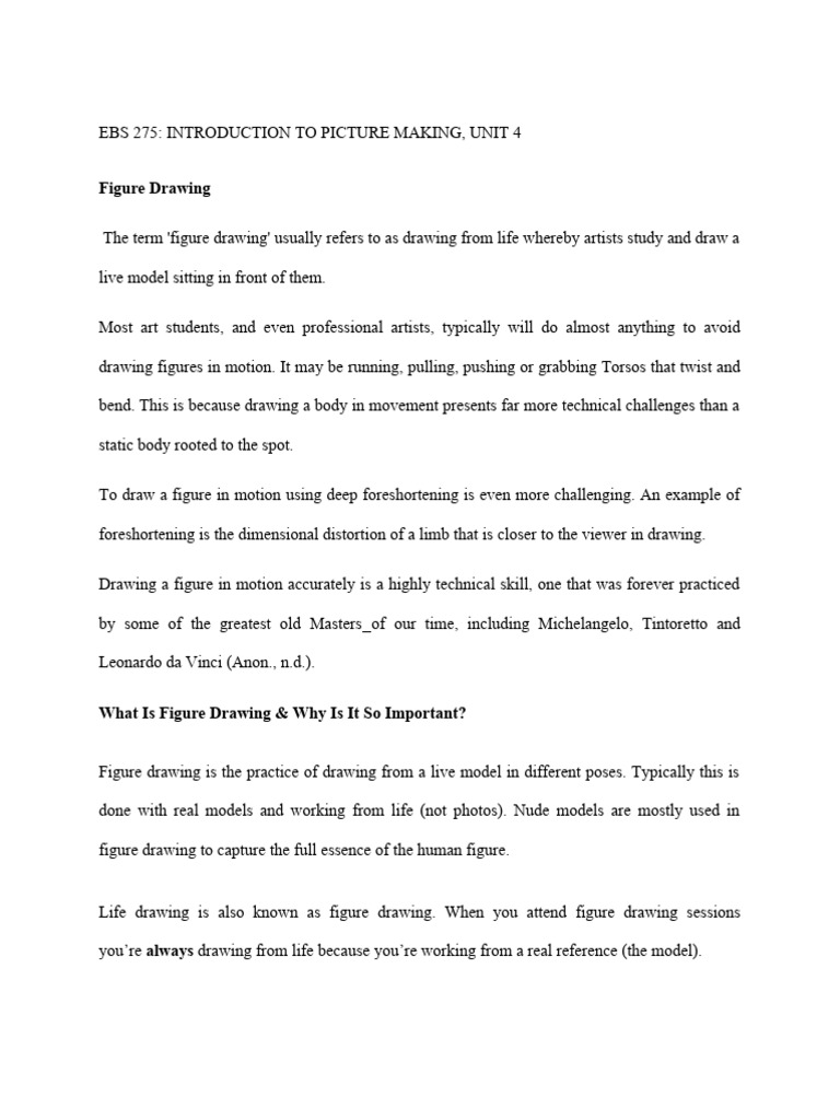 Figure Drawing | PDF | Figure Drawing