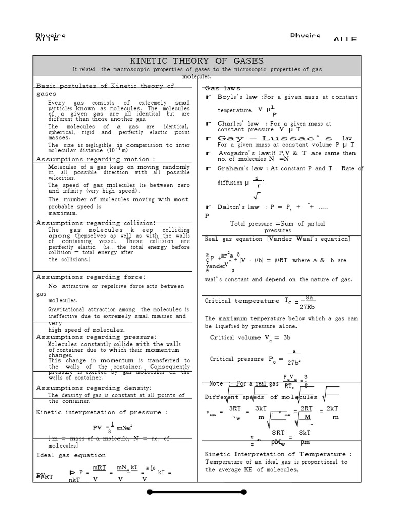 Apznza 1 | PDF | Gases | Mechanics