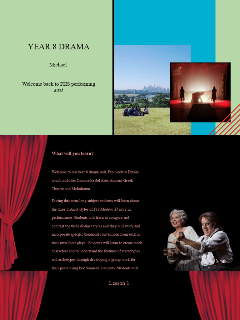 Year 8 Drama | Download Free PDF | Theatre