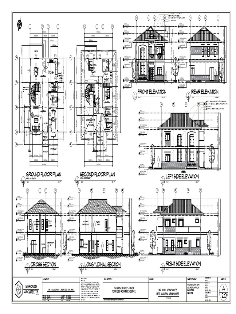 Rear Elevation Front Elevation: Mercado | PDF | Queensland Heritage ...