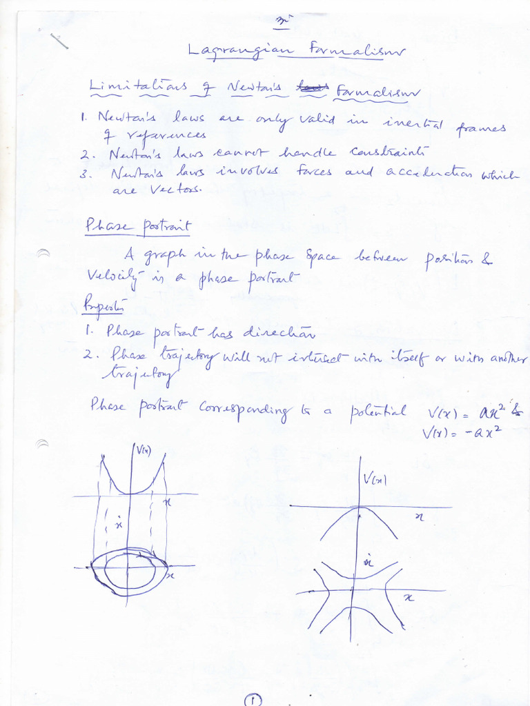 Lagrangian Mechanics | PDF