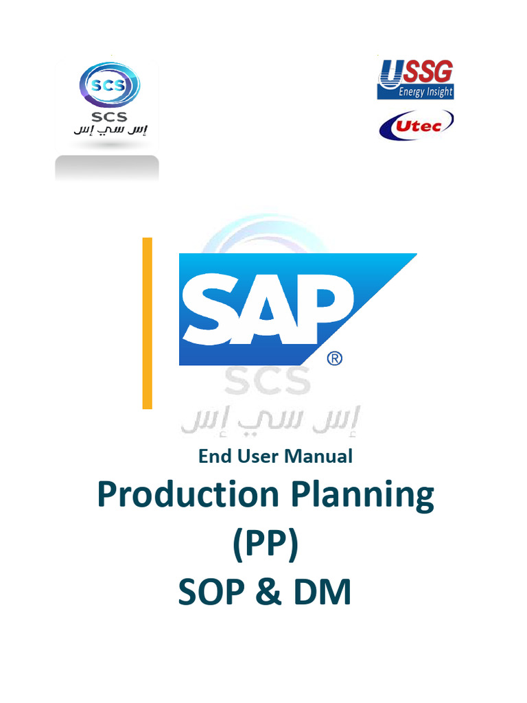 SAP - SCS - BAWAN - User - Manual - SOP & DM | Download Free PDF | Computing