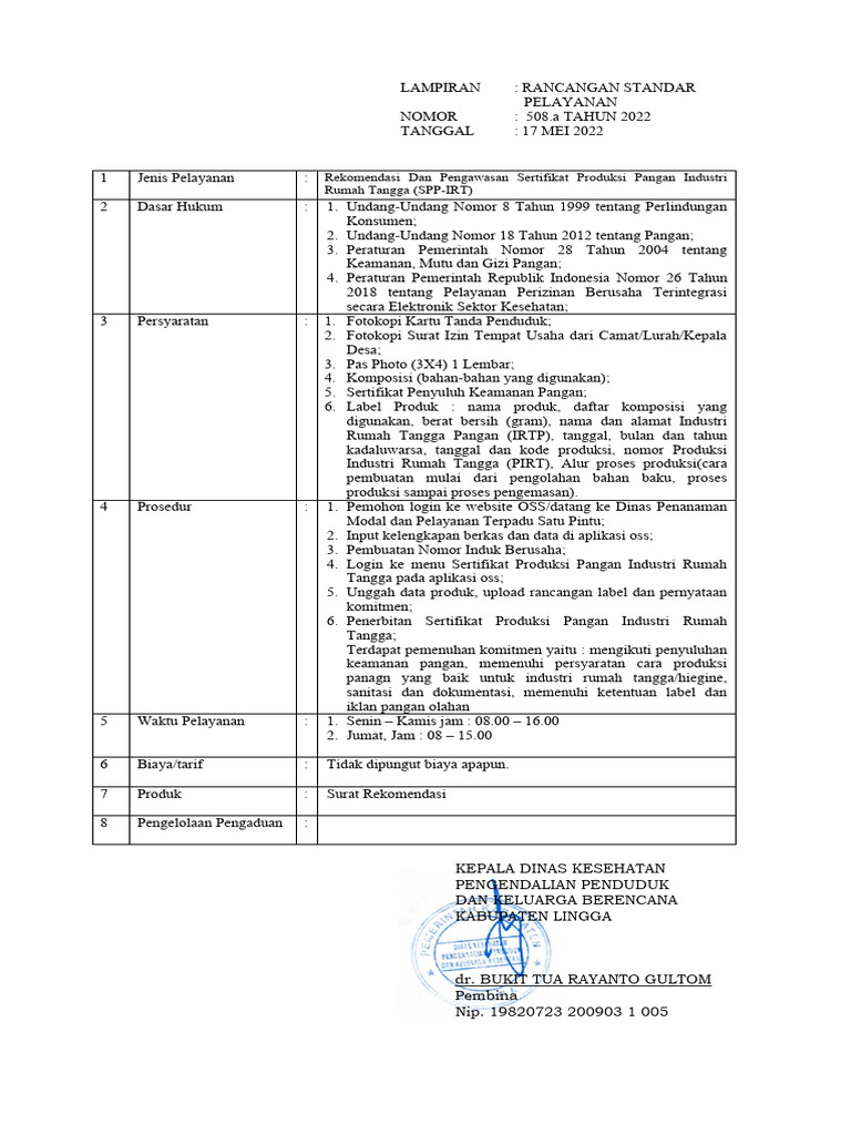 5.rekomendasi Pengawasan Spp-Irt | PDF | Bisnis