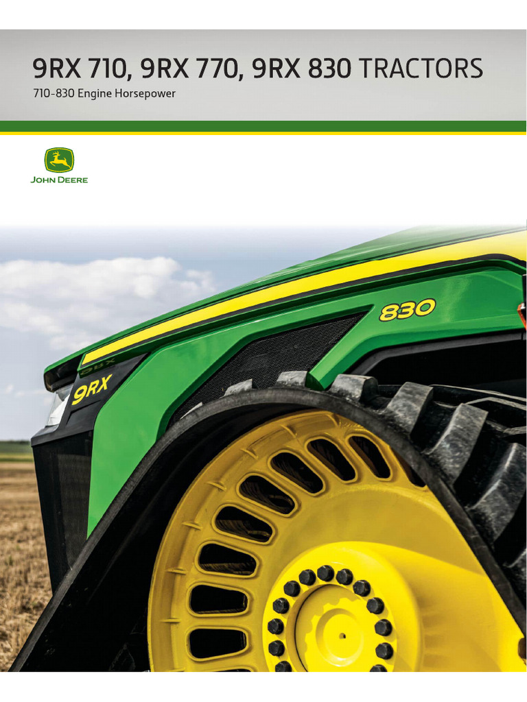 9RX 710, 9RX 770, 9RX 830 Tractors - Parte1 | PDF