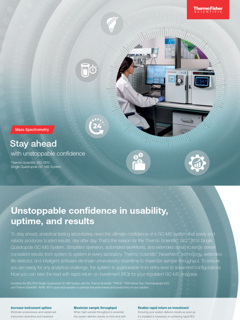 ISQ 7610 GC-MS Brochure Br000162 en | PDF | Gas Chromatography–Mass ...