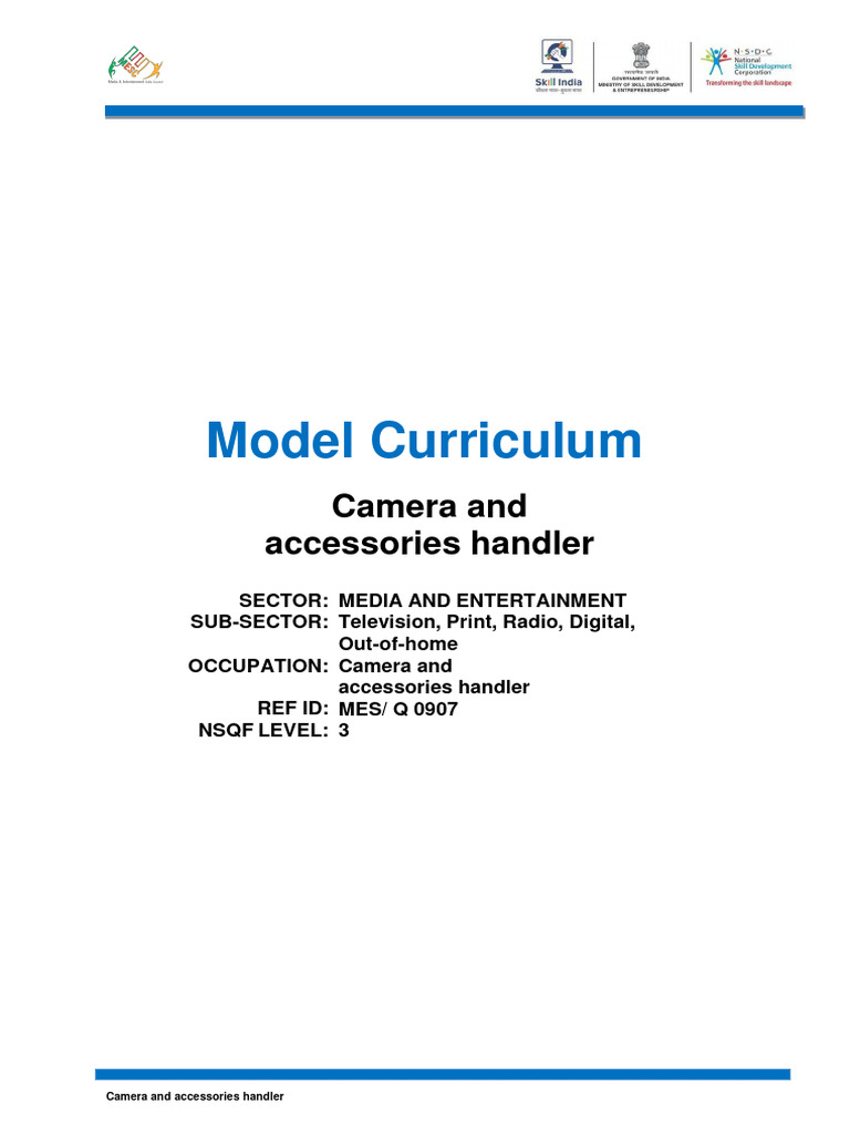 MC - Camera and Accessories Handler | PDF | Logistics | Camera