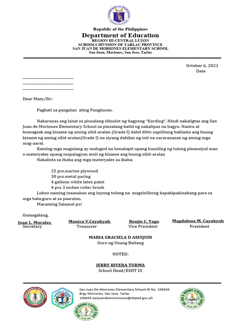 Solicit Letter | PDF