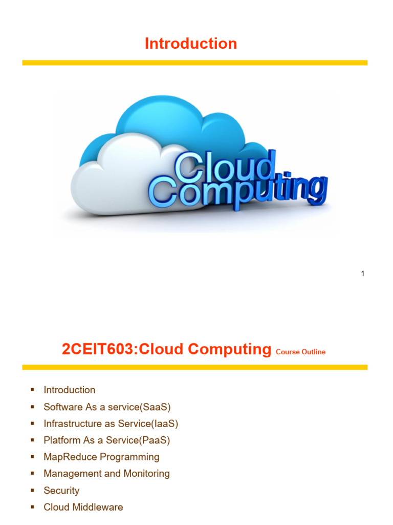Introduction | PDF | Virtual Machine | Cloud Computing