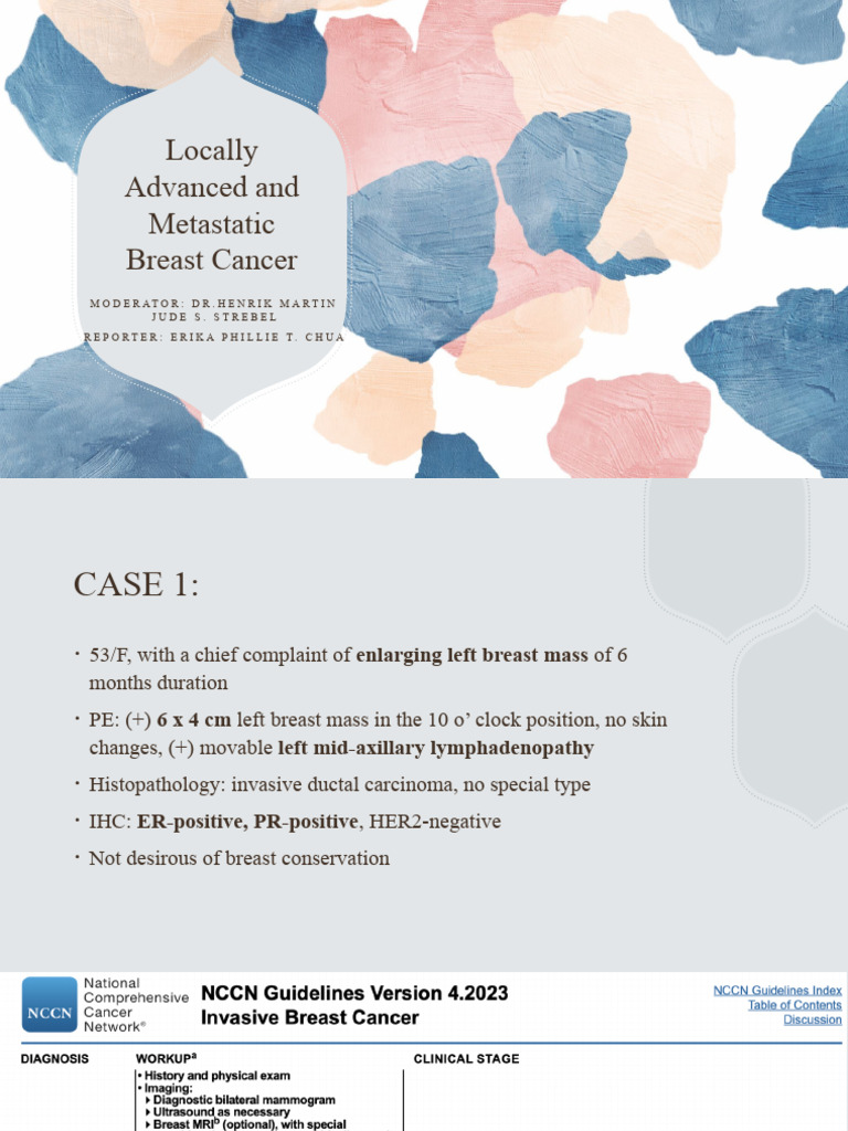 Breast Cancer Treatment Insights | PDF | Breast Cancer | Metastasis