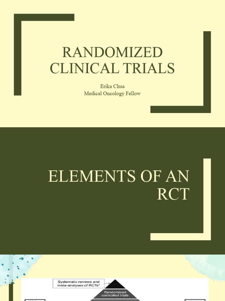 RCT Report - Chua | PDF | Randomized Controlled Trial | Clinical Trial