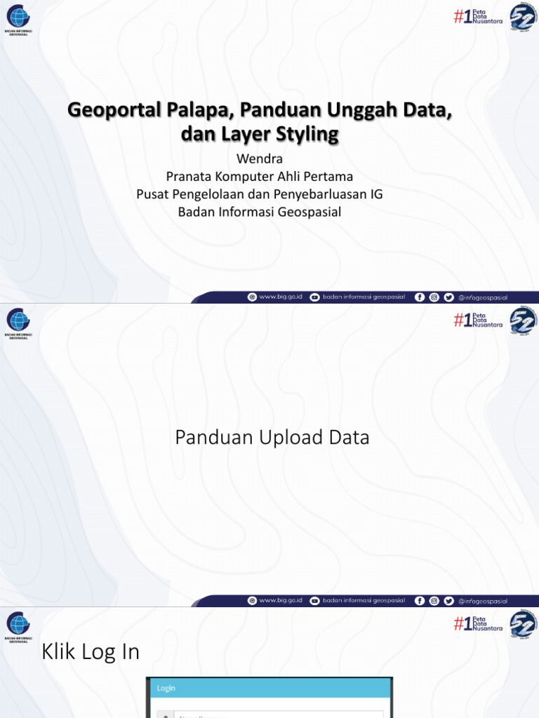 Panduan Unggah Data dan Styling Geoportal Palapa 2021 | PDF