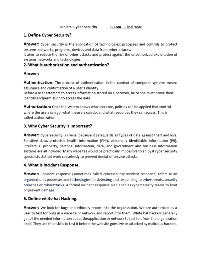 QP and Answers Cyber Security | PDF | Soap | Security