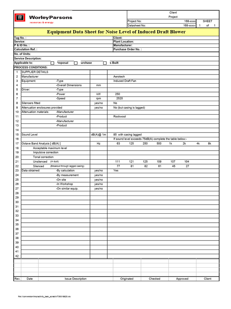 Olukunle Afeni - Datasheet Noise Induced Draft Blower | PDF | Hearing ...
