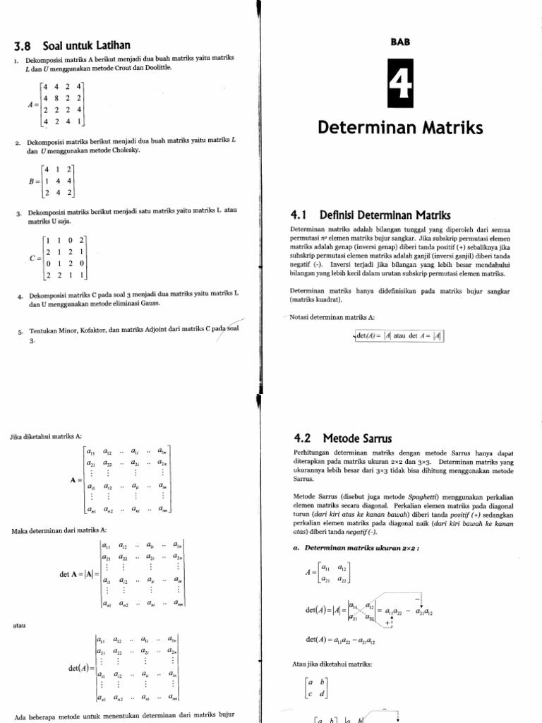 4-5. Matriks - Operasi Matriks - Mhsiwa | PDF