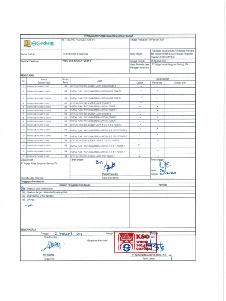 Ars - Pintu Dan Jendela Tower 2 - r04 | PDF