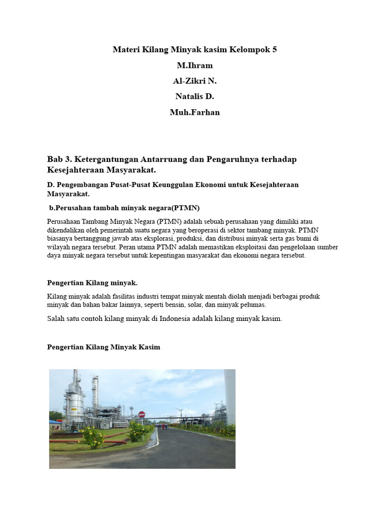 Kilang Kasim | PDF
