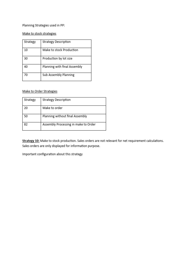 Planning Strategies Used in PP | PDF | Computing