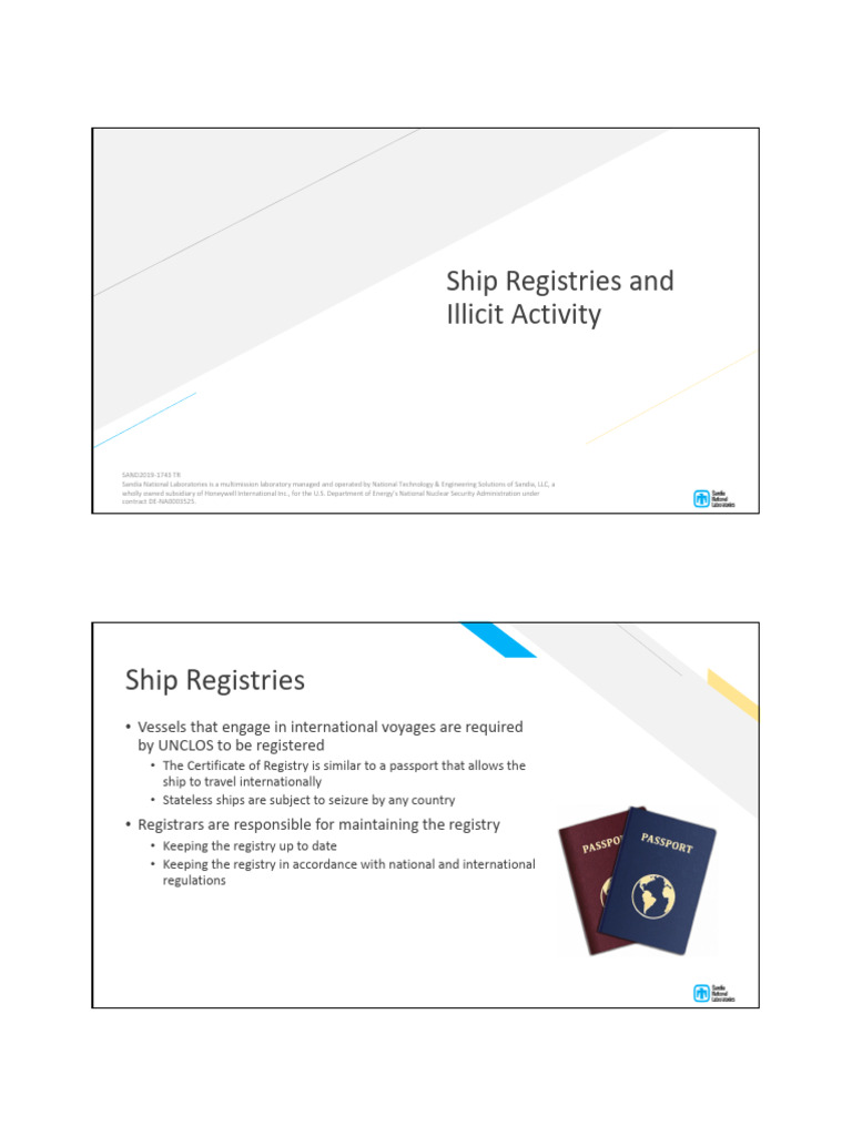 1-5 Ship Registries and Illicit Activity | PDF | International ...