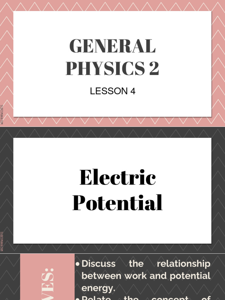 Electric Potential | PDF | Potential Energy | Electric Field