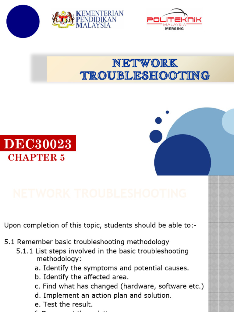 Network Troubleshooting Guide | PDF | Ip Address | Computer Network