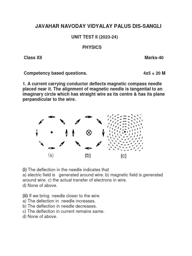 12 TH Final | PDF | Magnetic Field | Force