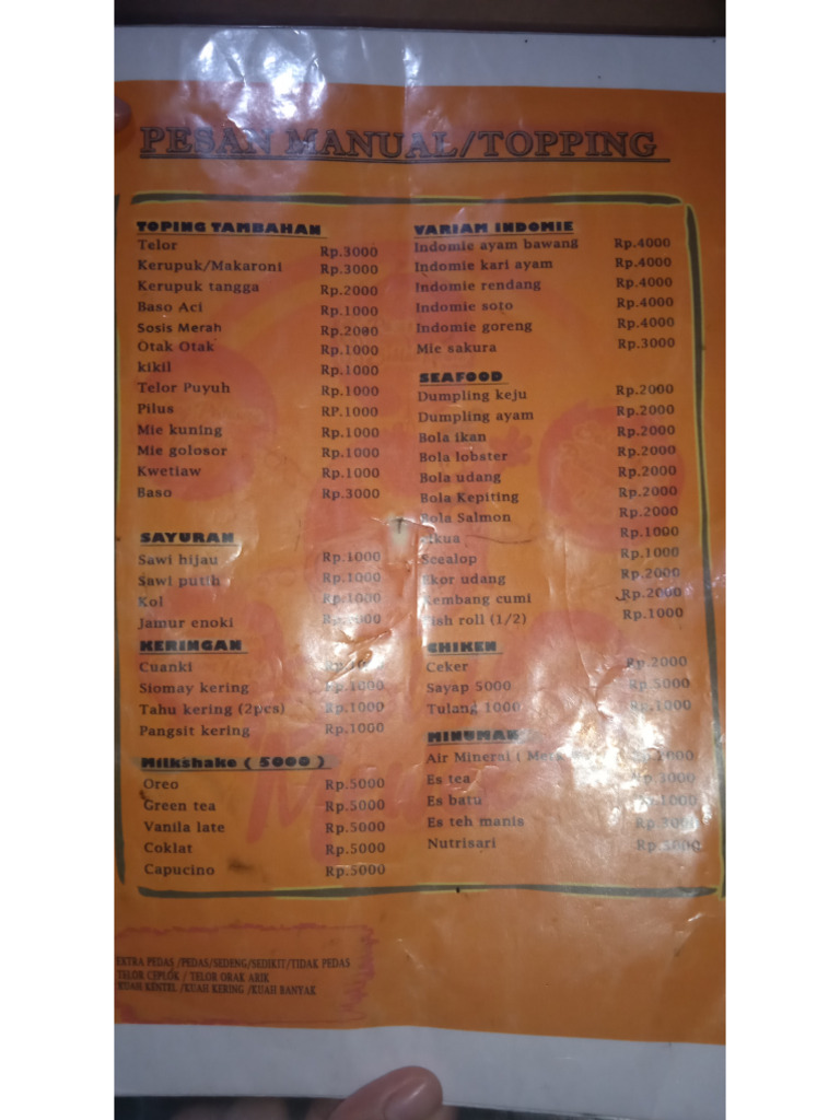 Seblak Prasmanan | PDF