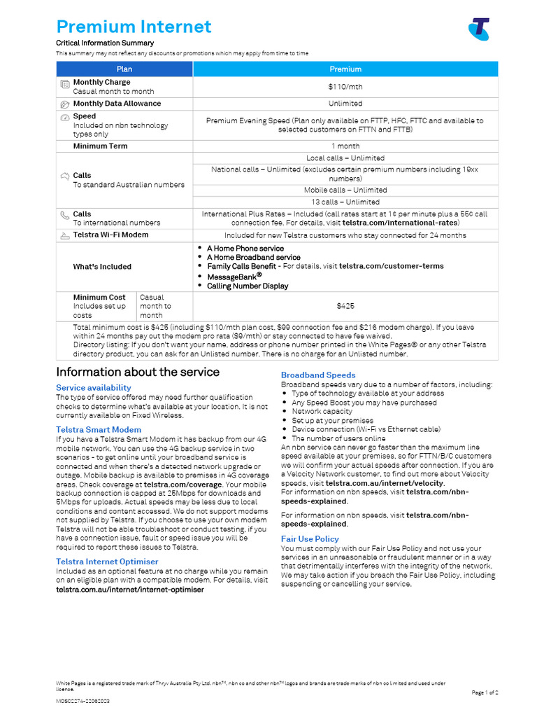 Premium Internet | PDF | Fiber To The X | Modem
