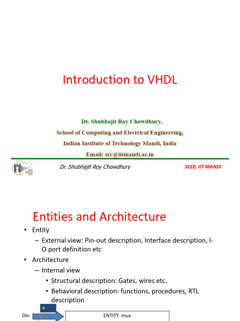 EE529_Lec3 | PDF | Vhdl | Computer Engineering
