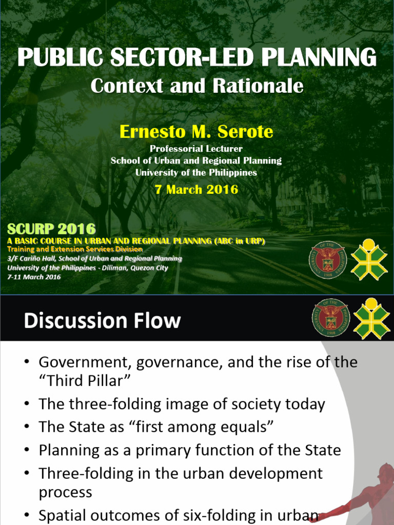 day-1-prof-serote | PDF | Governance | Urban Planning