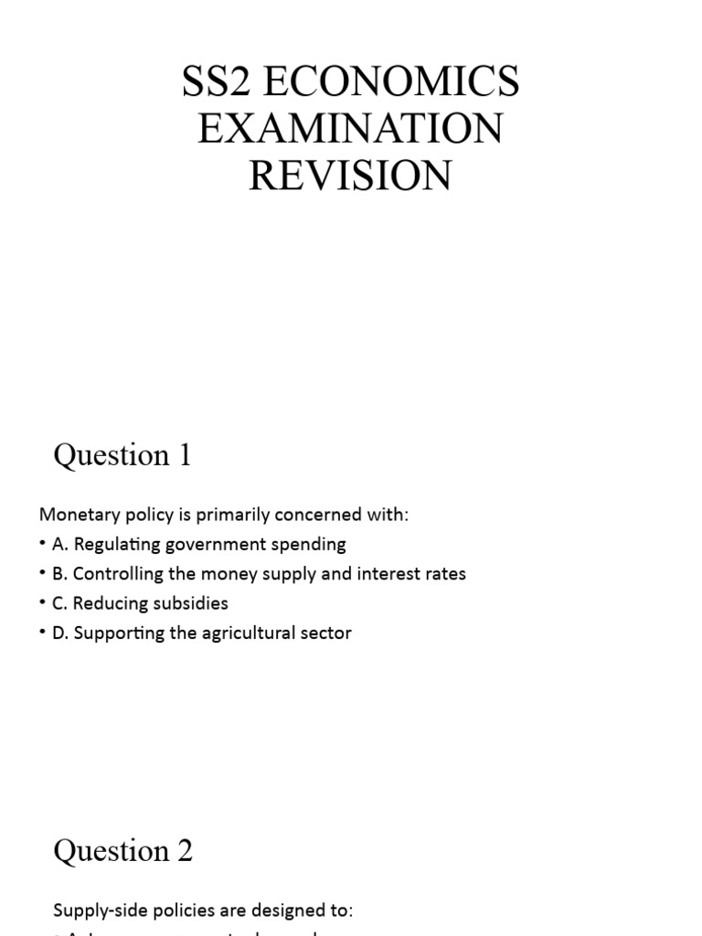Economics Exam Revision Guide | PDF | Perfect Competition | Imperfect ...
