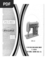 Necchi 523 Sewing Machine Manual | PDF | Textile Arts | Sewing
