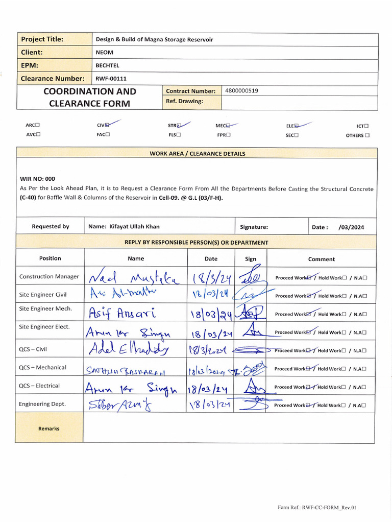 4 MEP Clearance | PDF