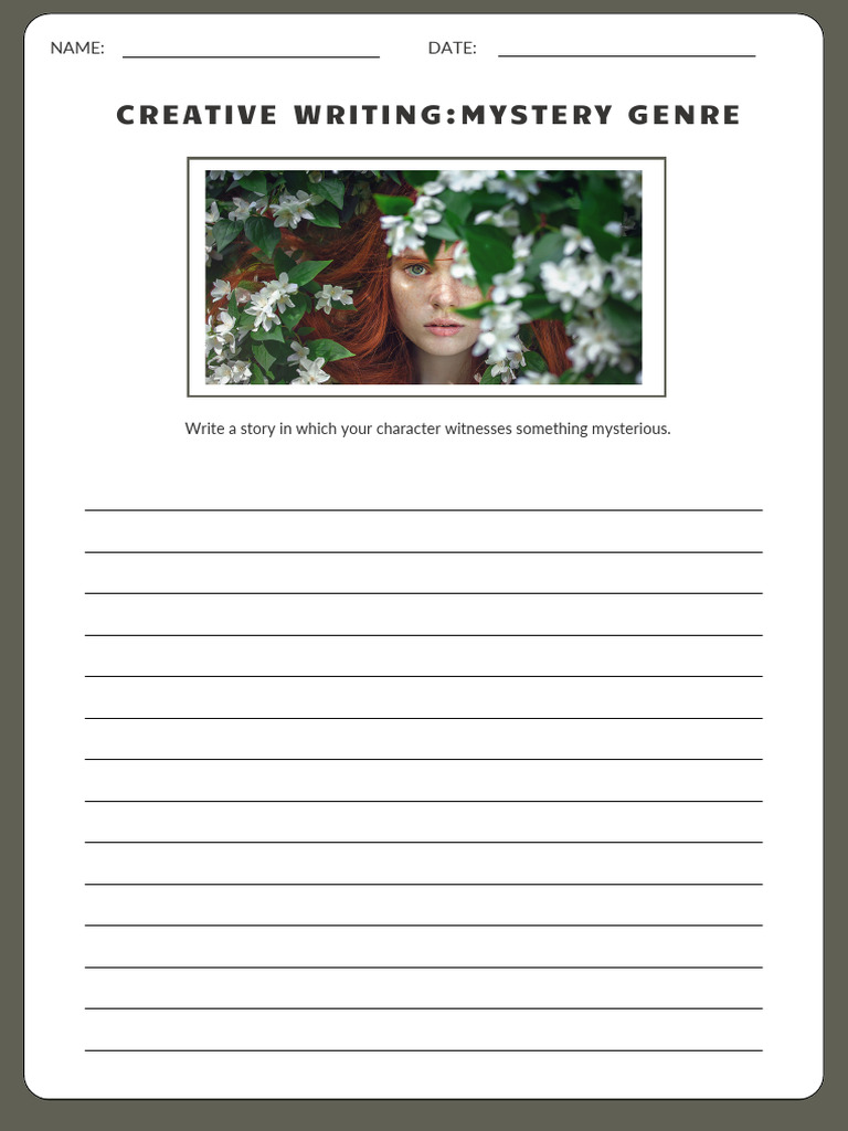 Prompt Writing Activity Worksheet | PDF