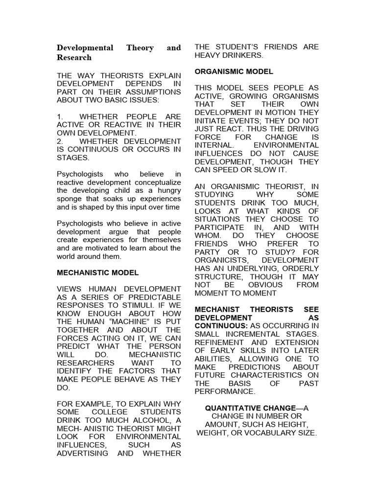 Dev Psych Research Chap 1 3 | PDF