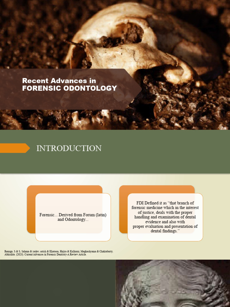 Advances in Forensic Odontology 2023 | PDF | Dental Anatomy | Dentistry ...