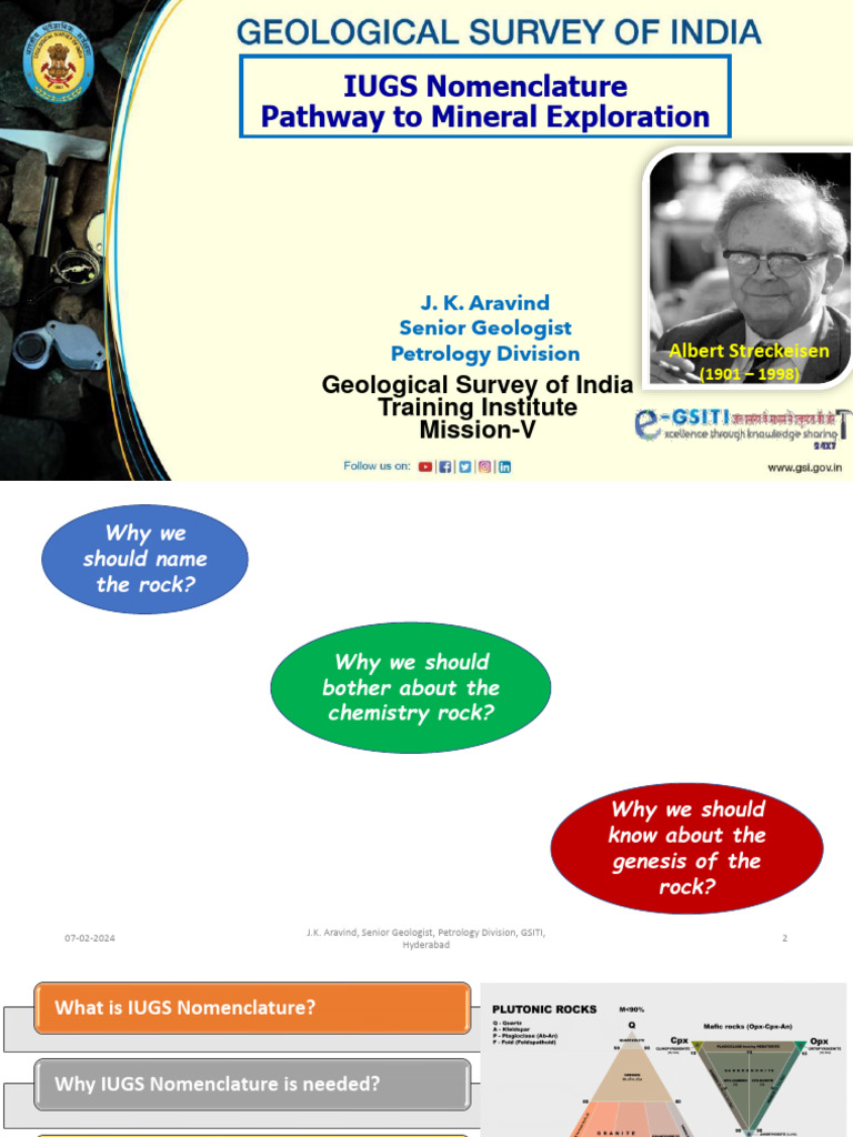 IUGS Nomenclature JKA 07022024 | PDF | Igneous Rock | Minerals