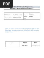 Oxford Muscle Strength Grading Scale | PDF