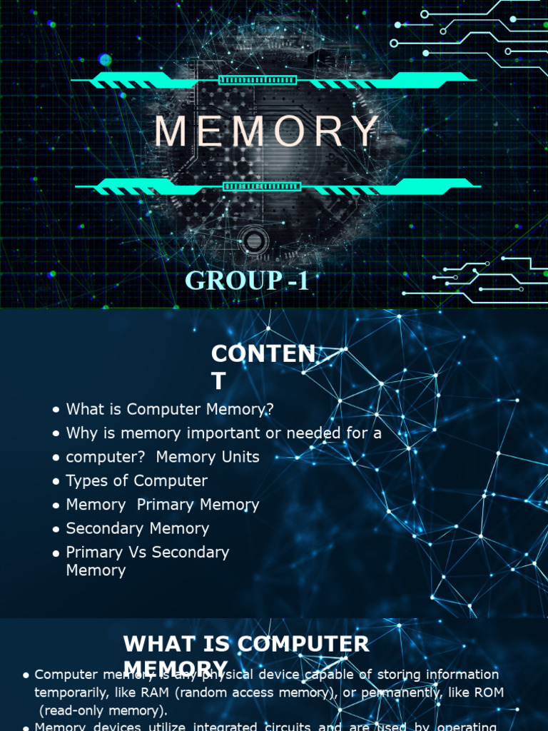 Understanding Computer Memory Types | PDF | Computer Data Storage ...