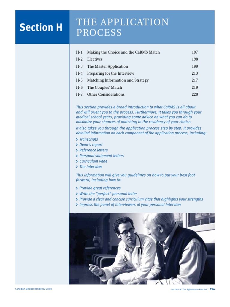Medical Residency Application Process | PDF | Residency (Medicine ...